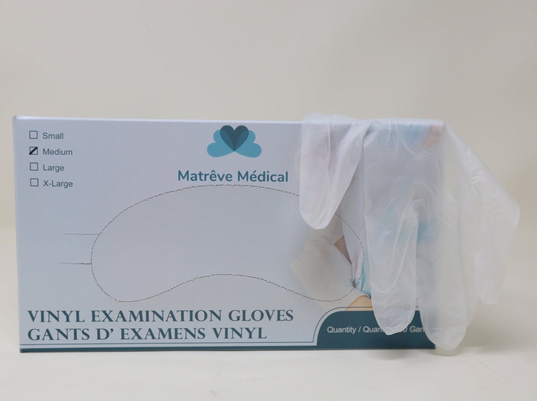 Gants Vinyl Sans Poudre – Matreve Medical